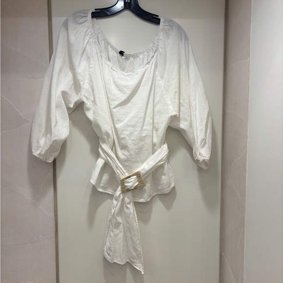 Zara | Tops | Zara Trf Collection White Top | Poshmark
